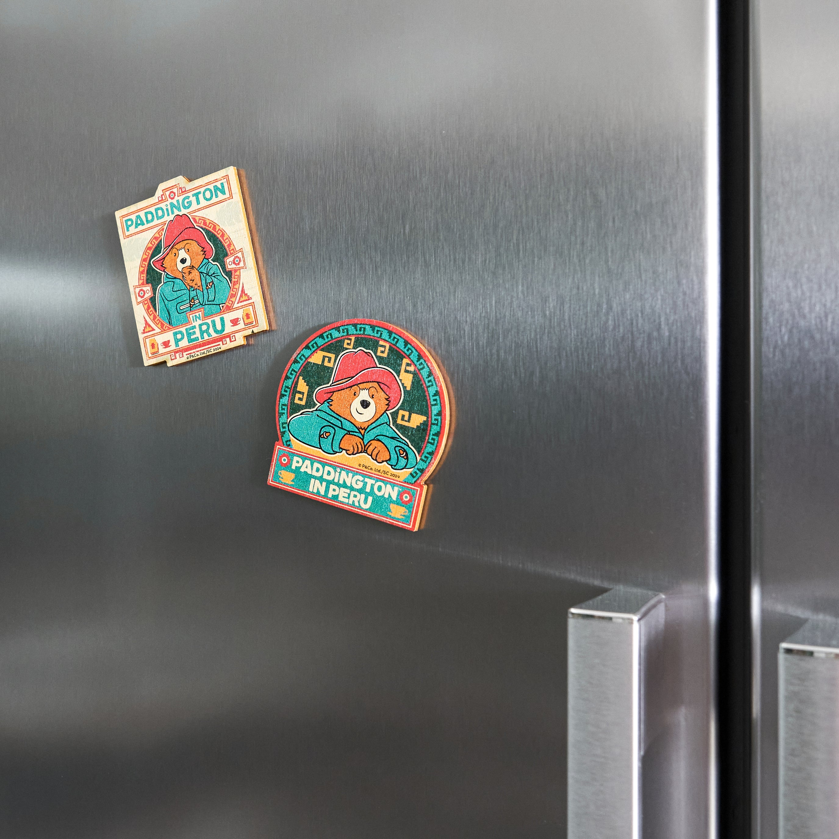 Paddington in Peru Exclusive Circle Wooden Magnet — Paddington Store