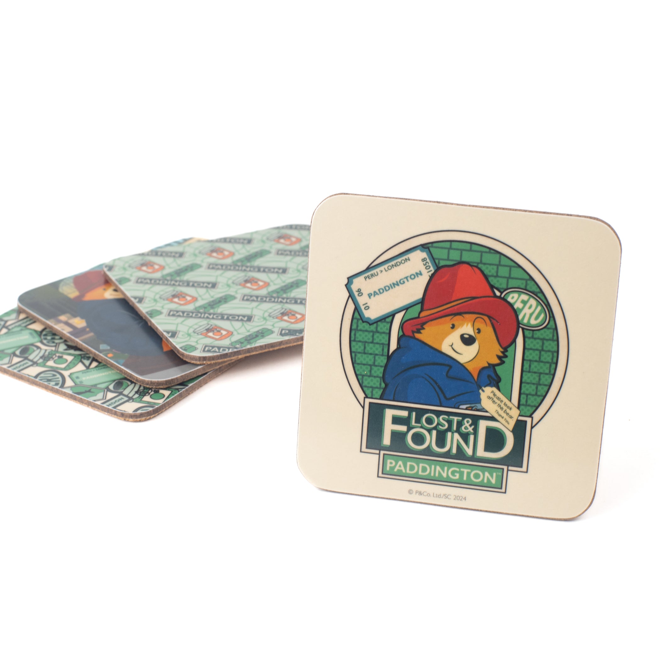 Lost & Found Paddington Coasters (Set of 4) — Paddington Store