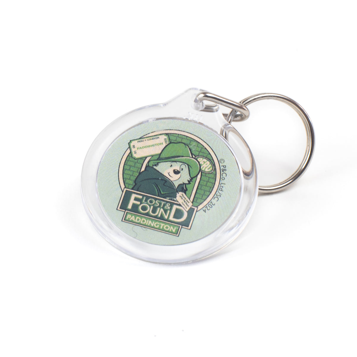 Lost And Found Paddington Acrylic Round Keyring Paddington Store 