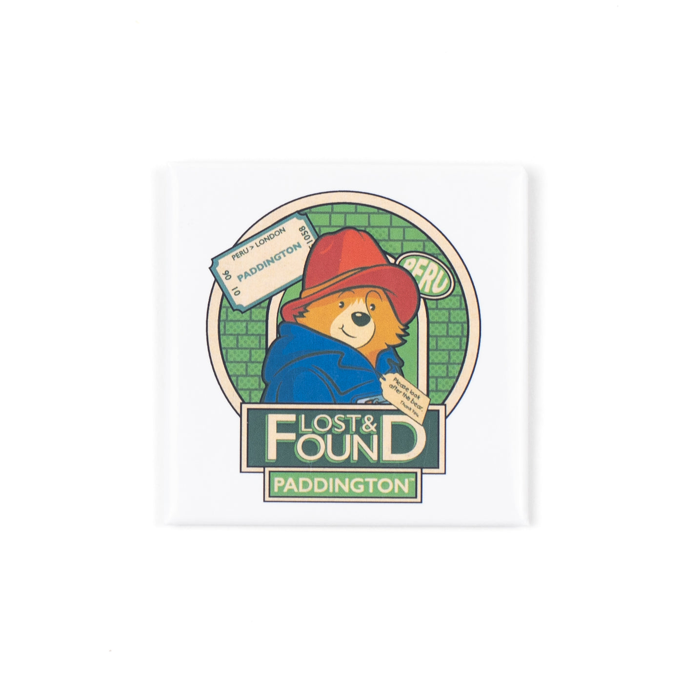 Lost & Found Paddington Square Magnet — Paddington Store