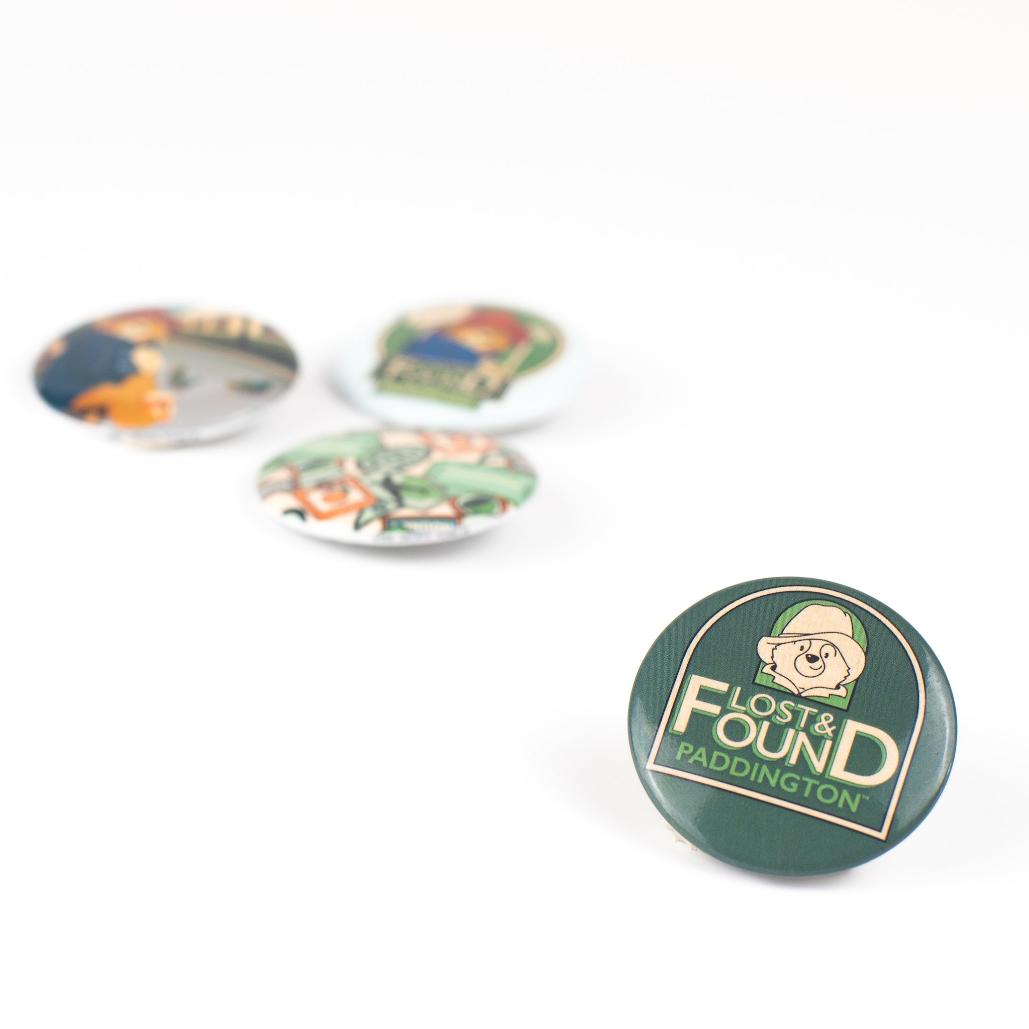 Lost & Found Paddington Set of 4 Badges – Paddington Store